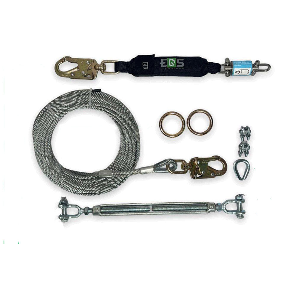 Línea de Vida Horizontal 20MTS Acero — Exom